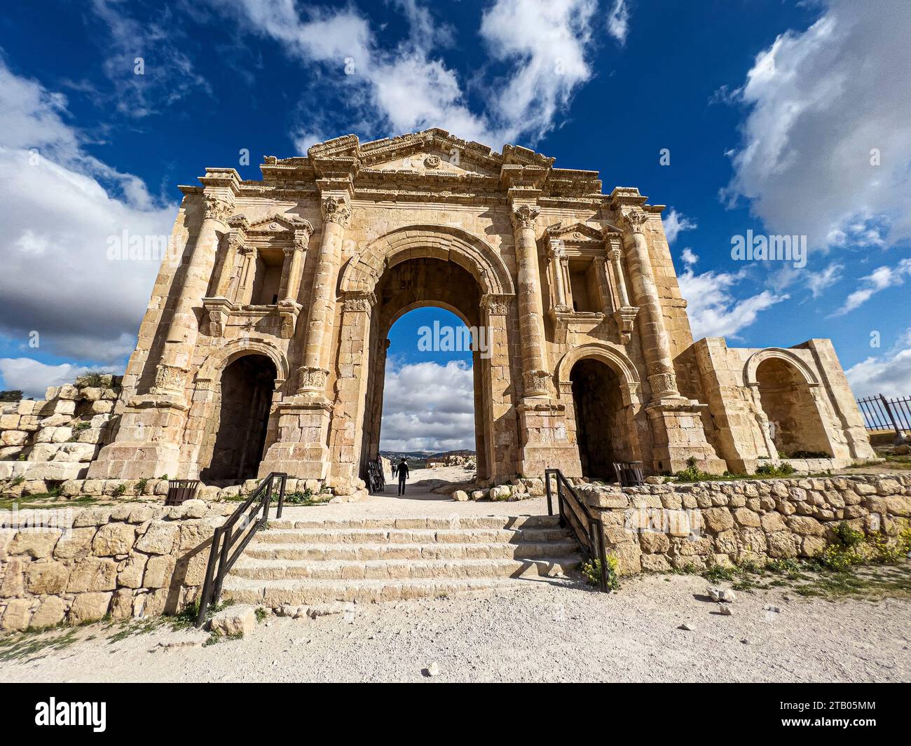 The Arch of Hadrian in Jaresh, believed to have been founded in 331 B.C ...