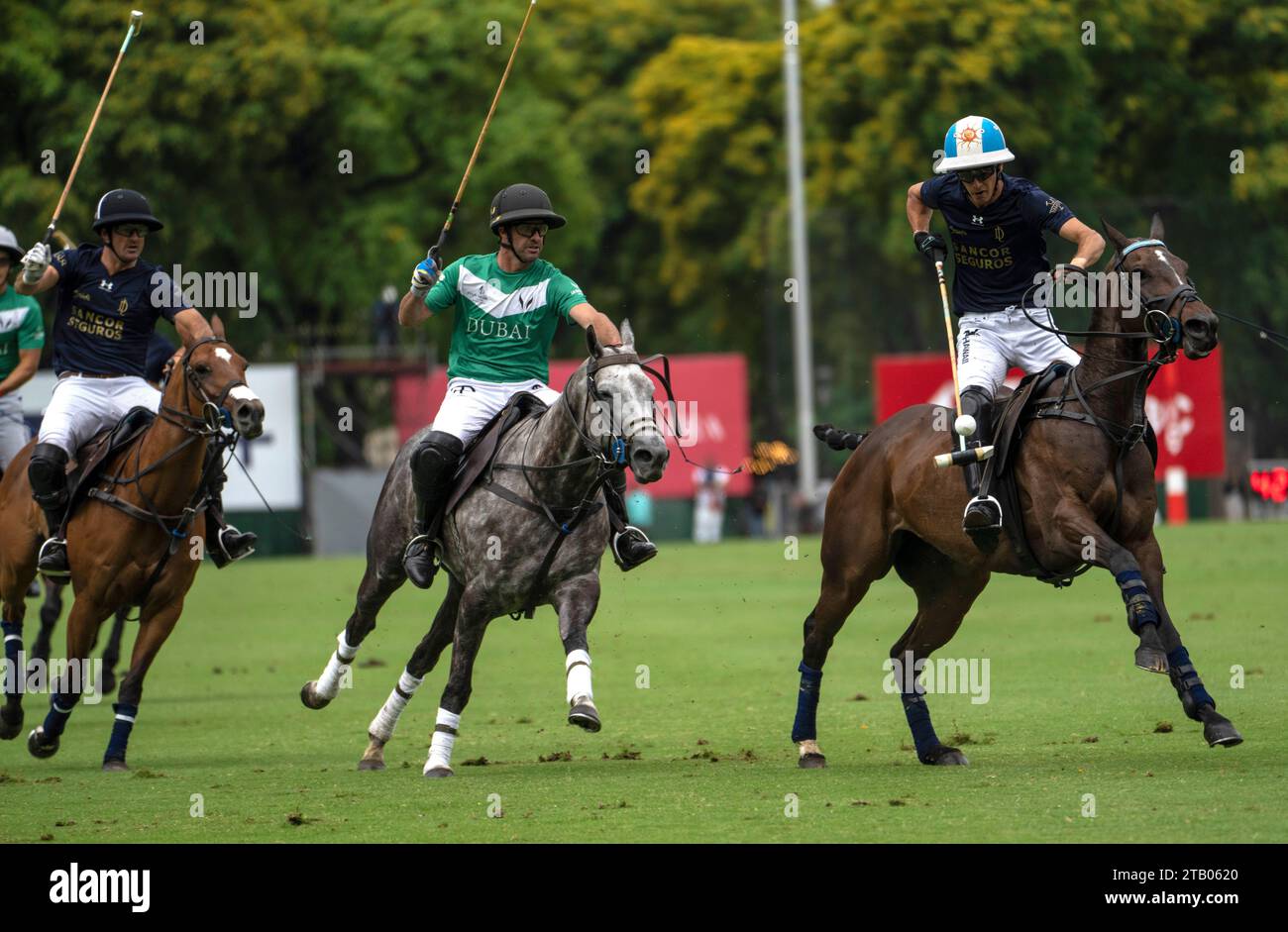 Adolfo Cambiaso, better known as Poroto, right, from La Dolfina ...