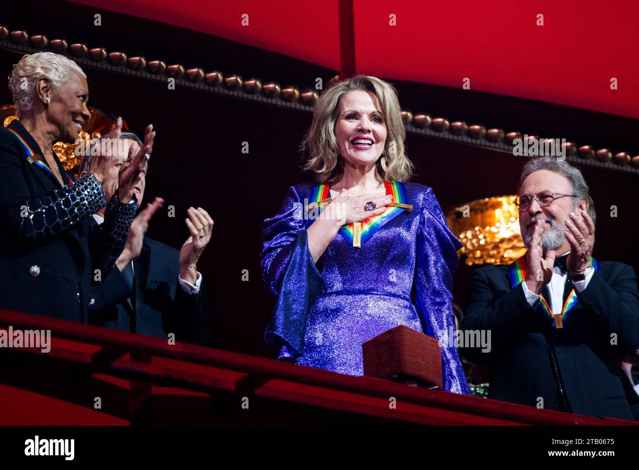 Washington, United States. 03rd Dec, 2023. Soprano Renee Fleming (C ...