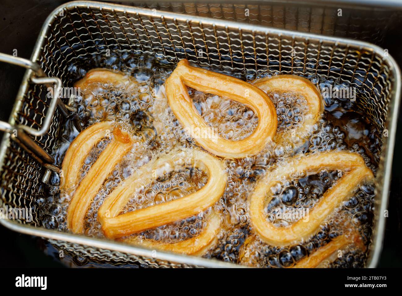 Churros golden crispy fried hi-res stock photography and images - Alamy