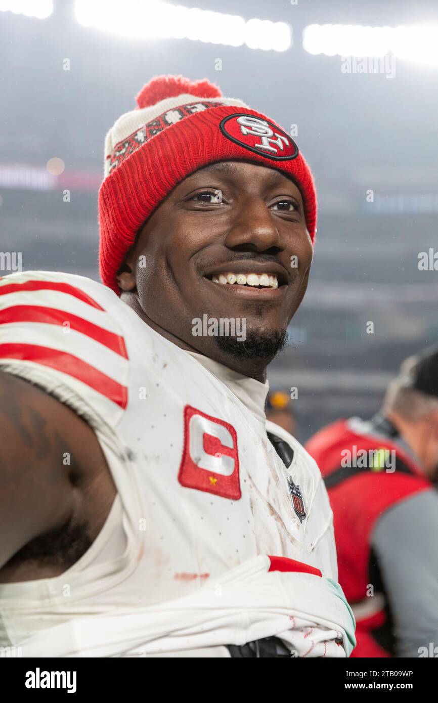 San Francisco 49ers wide receiver Deebo Samuel (19) smiles after ...