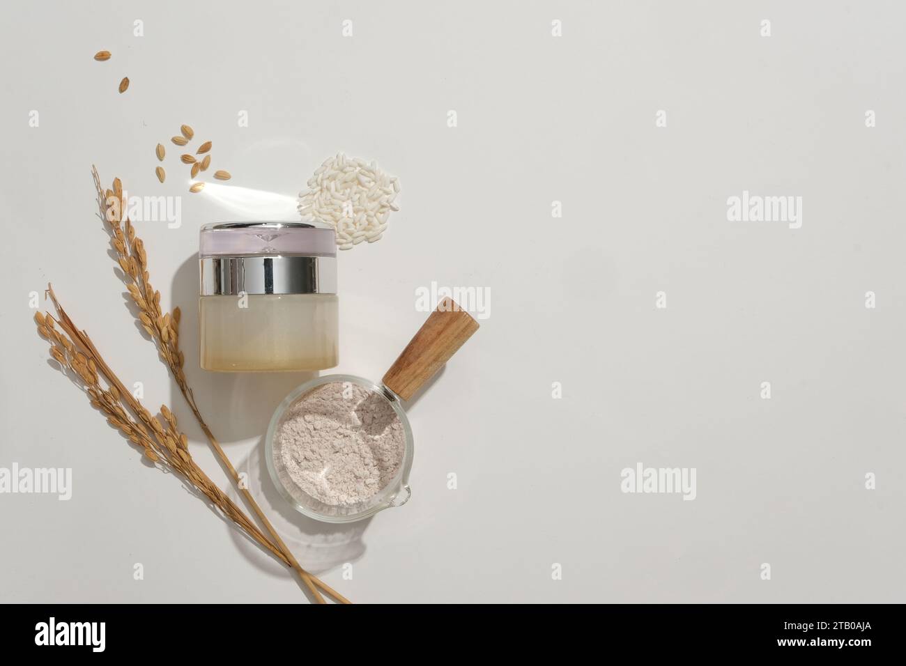 Elegantly designed cosmetic jar showcased on a white background with ...