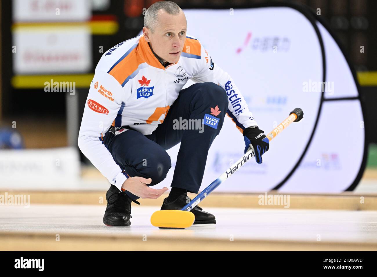 Karuizawa ice park, Nagano, Japan. 3rd Dec, 2023. E.J. HARNDEN (CAN ...
