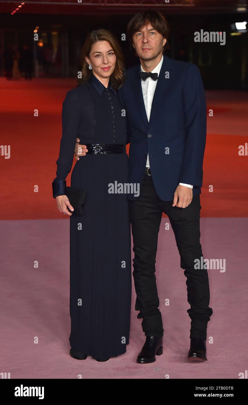 Sofia Coppola, left, and Thomas Mars attend the third annual Academy ...