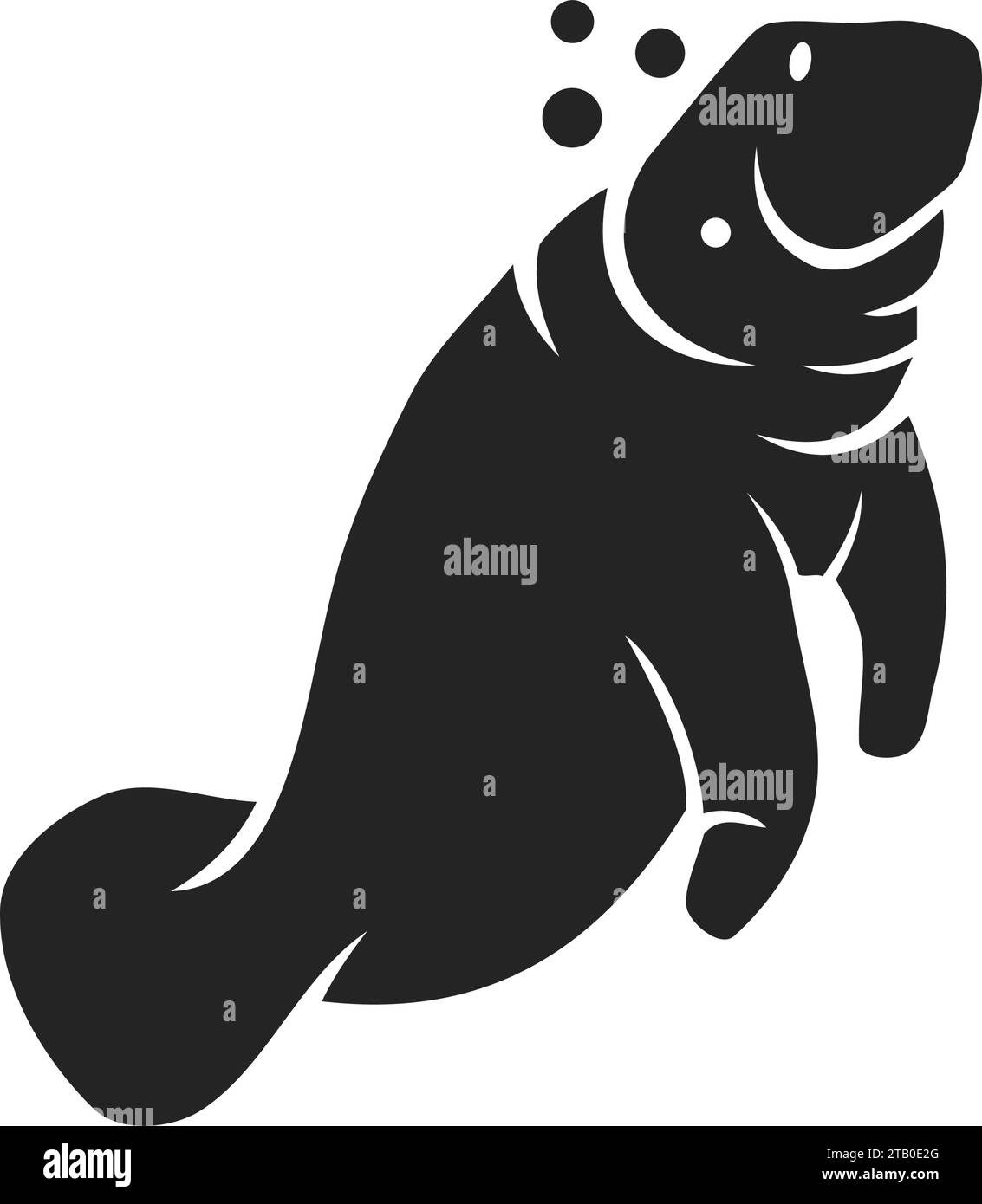 Manatee Logo template Isolated. Brand Identity. Icon Abstract Vector ...
