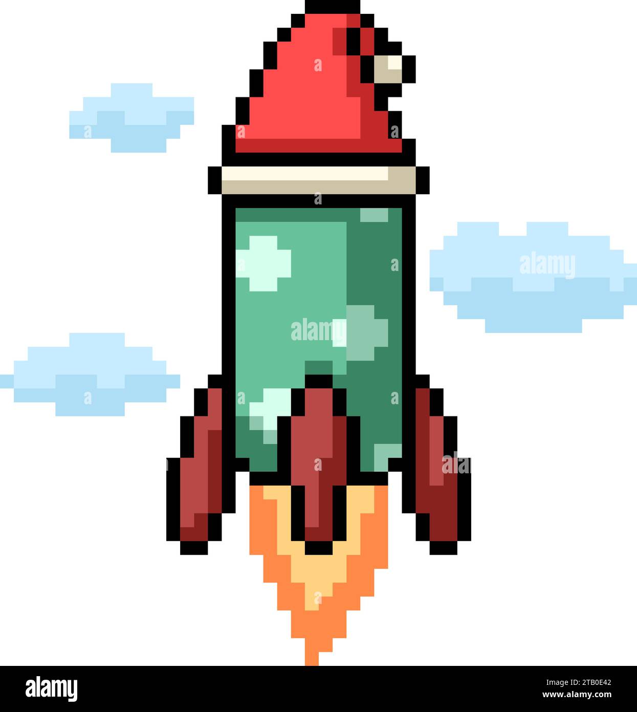 Rocket pixel hi-res stock photography and images - Alamy