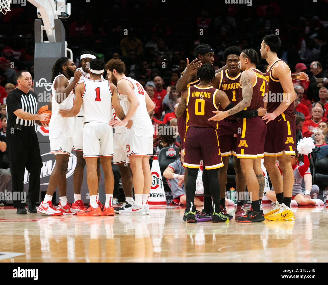 Columbus, Ohio, USA. 3rd Dec, 2023. The Ohio State Buckeyes and the ...