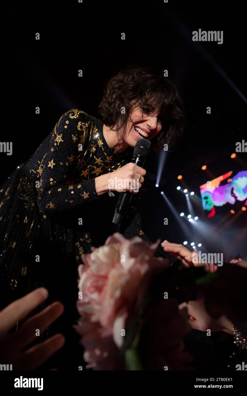 The Italian famous singer, Giorgia Todrani, known as Giorgia performs ...