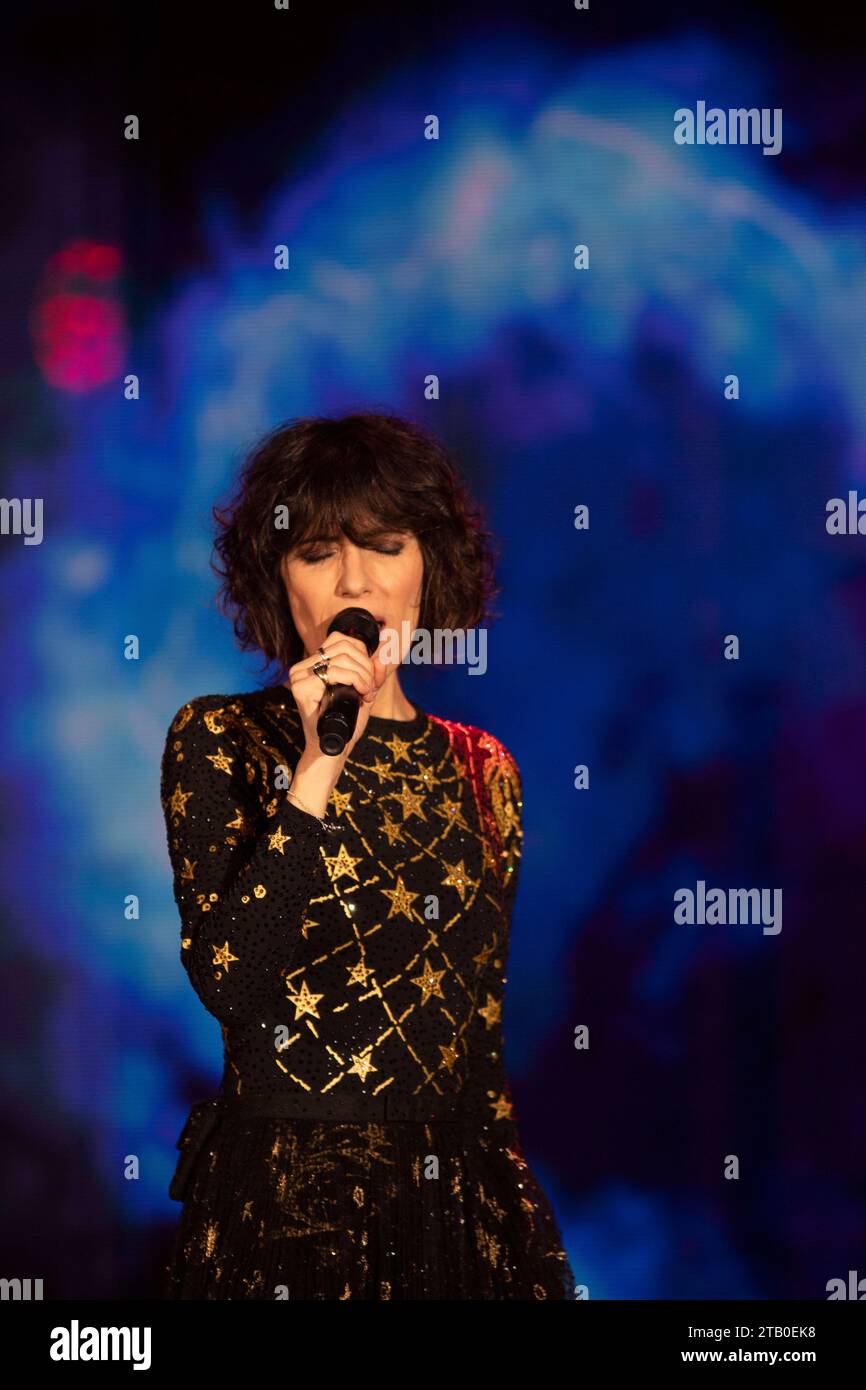 The Italian famous singer, Giorgia Todrani, known as Giorgia performs ...