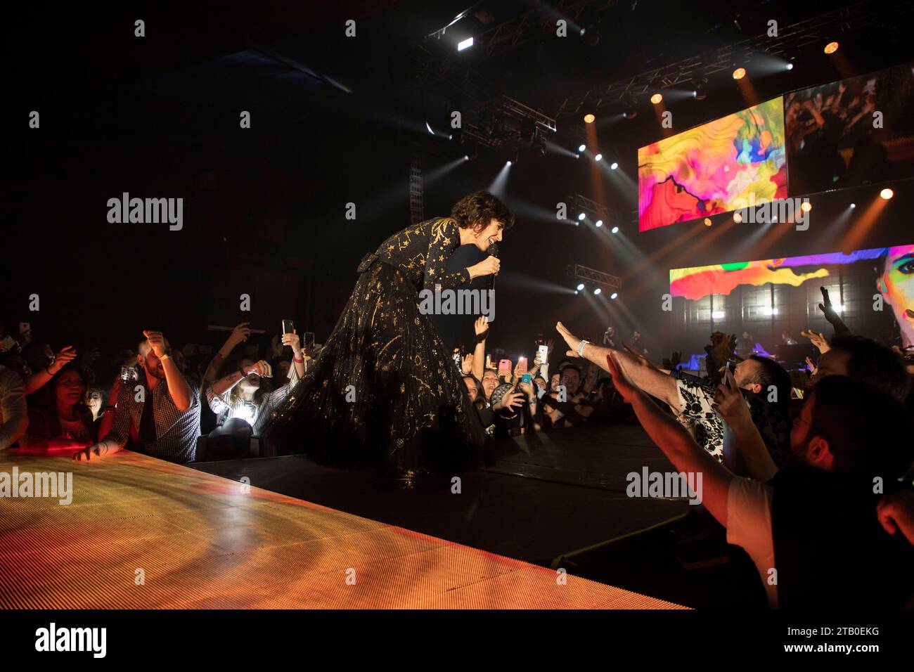 The Italian famous singer, Giorgia Todrani, known as Giorgia performs ...