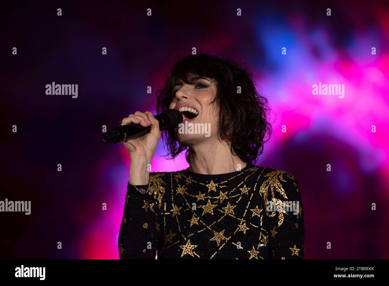 The Italian famous singer, Giorgia Todrani, known as Giorgia performs ...