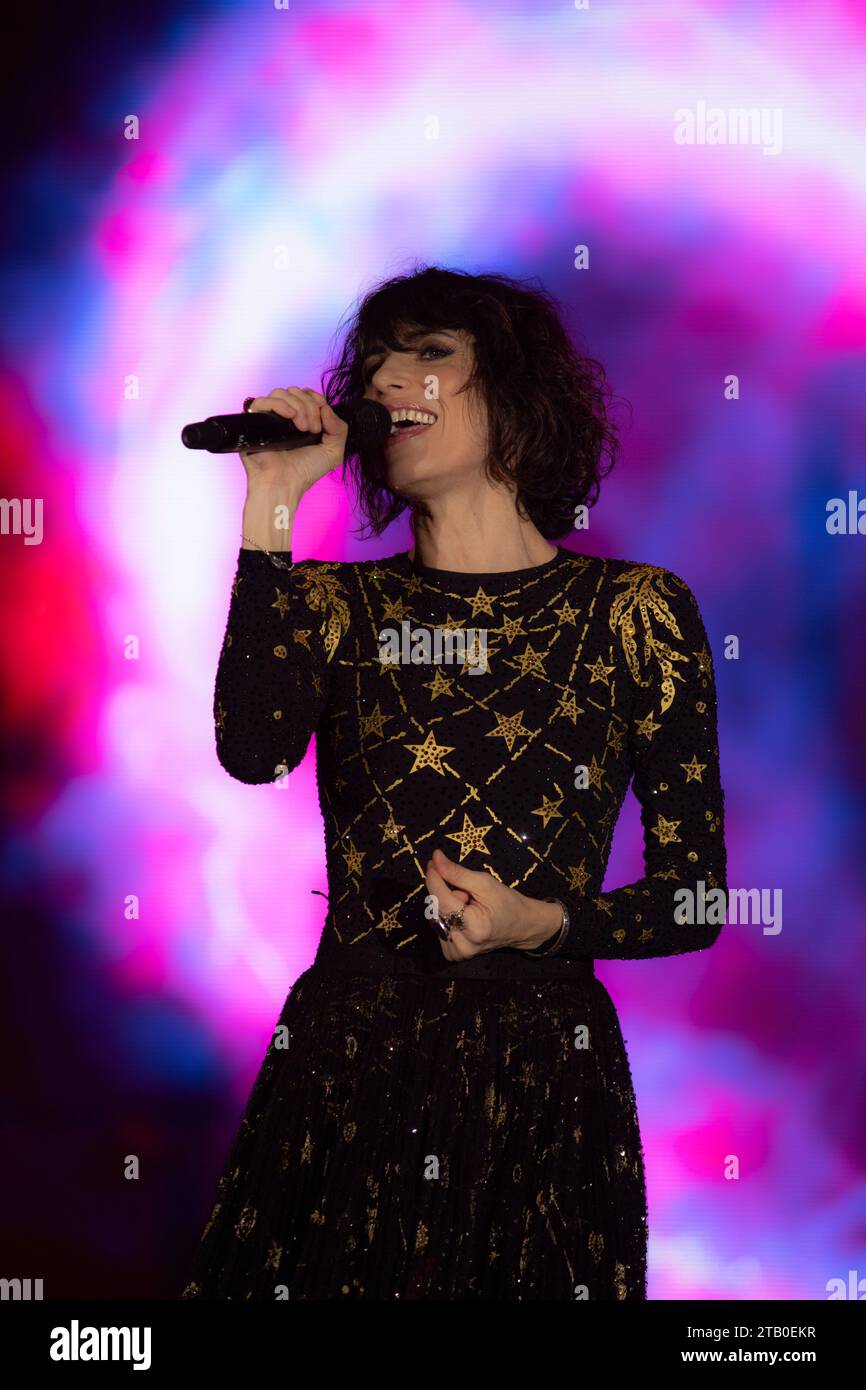 The Italian famous singer, Giorgia Todrani, known as Giorgia performs ...