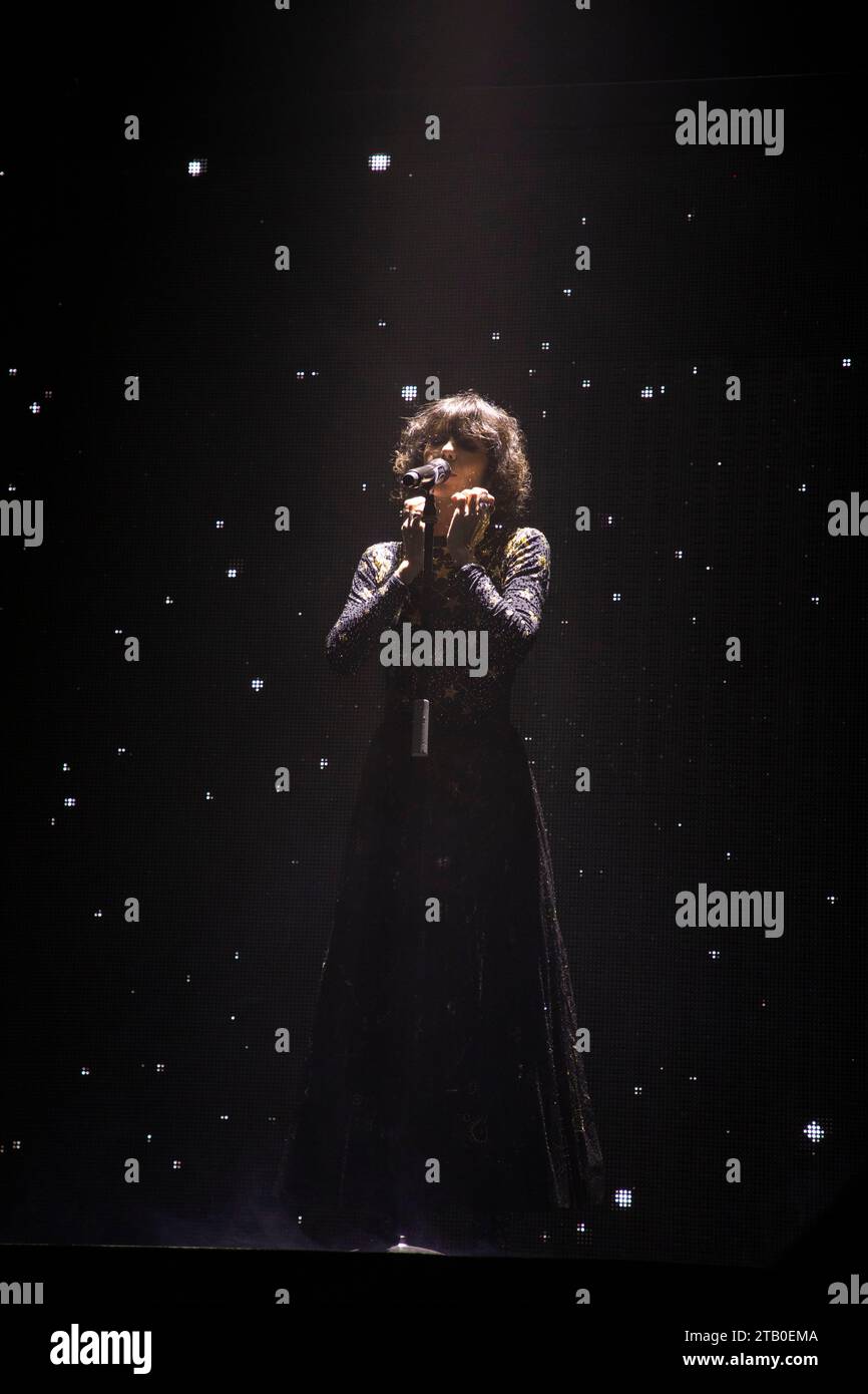 The Italian famous singer, Giorgia Todrani, known as Giorgia performs ...