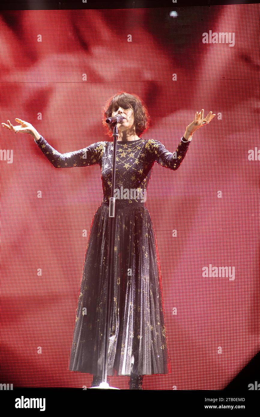 The Italian famous singer, Giorgia Todrani, known as Giorgia performs ...