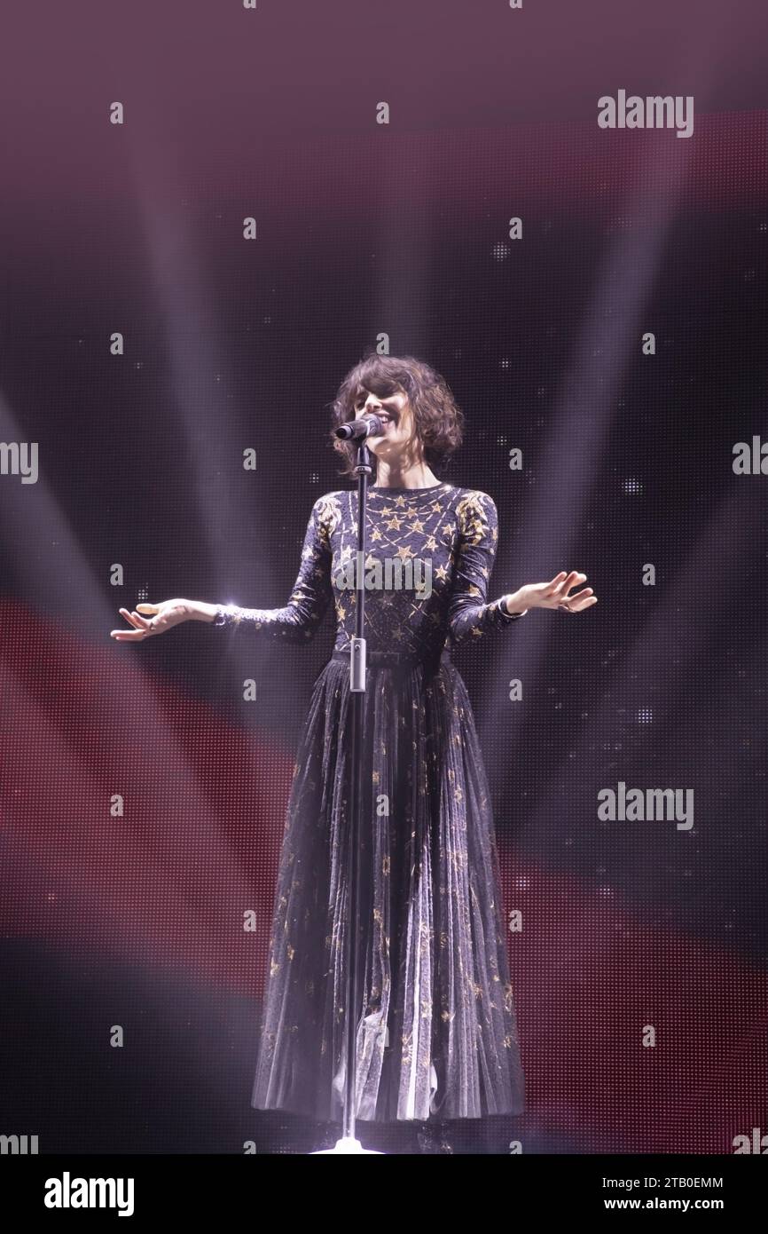 The Italian famous singer, Giorgia Todrani, known as Giorgia performs ...