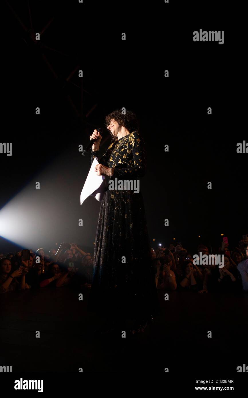 The Italian famous singer, Giorgia Todrani, known as Giorgia performs ...