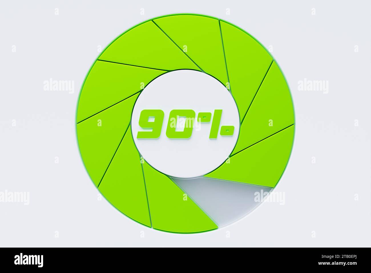 3d illustration of speed measuring speed icon. Colorful panel icon ...