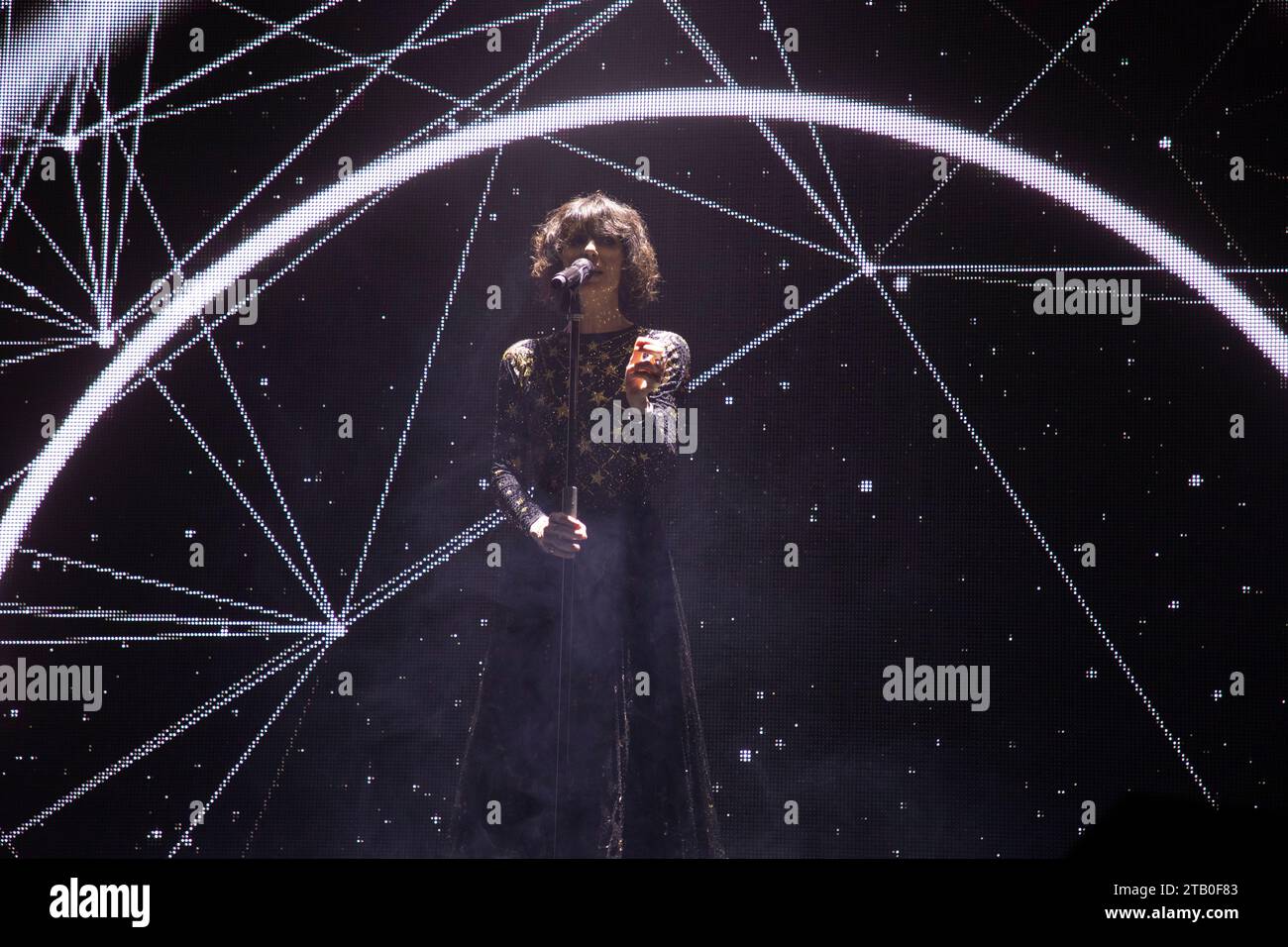 Naples, Italy. 19th May, 2019. The Italian famous singer, Giorgia ...