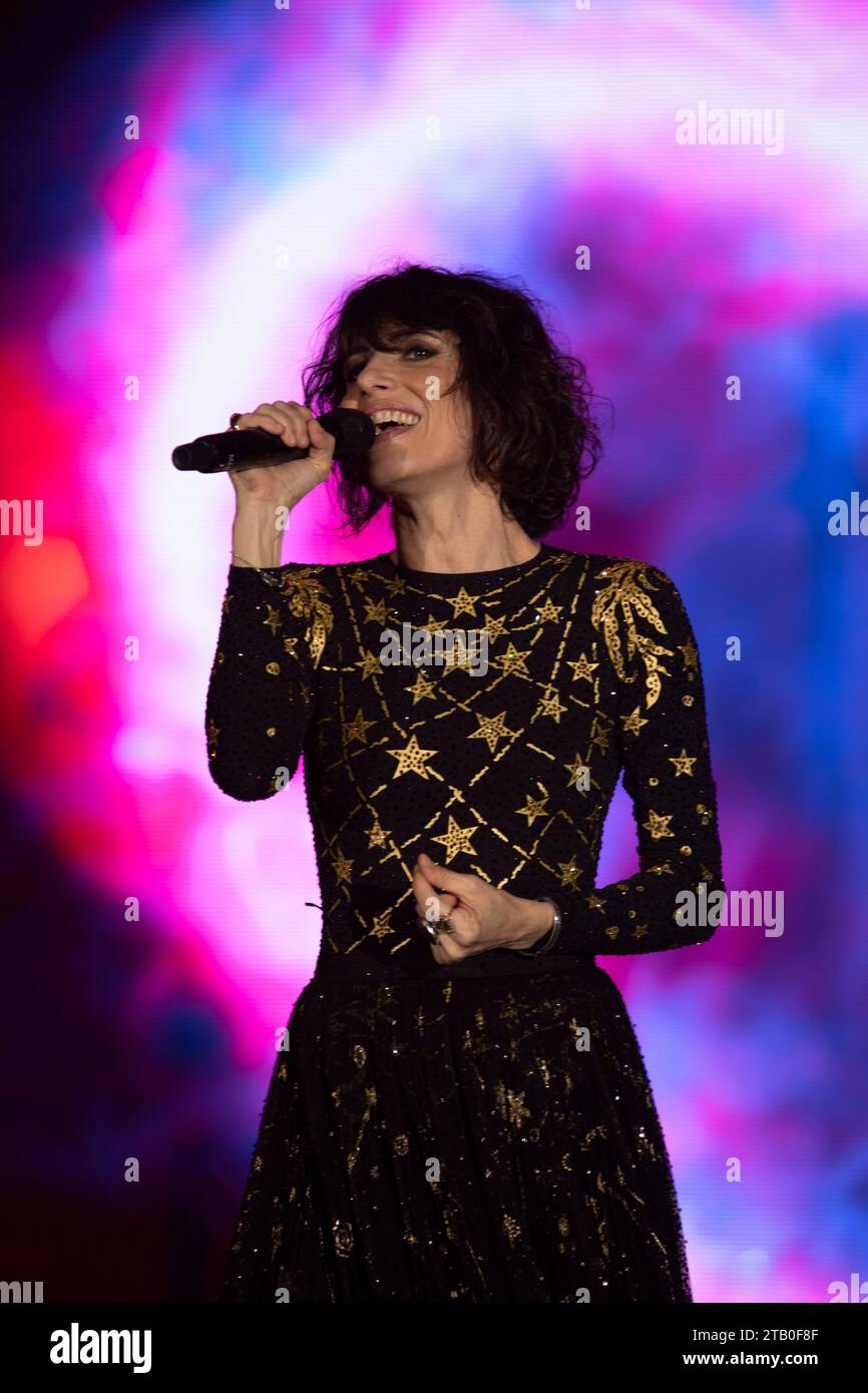 Naples, Italy. 19th May, 2019. The Italian famous singer, Giorgia ...