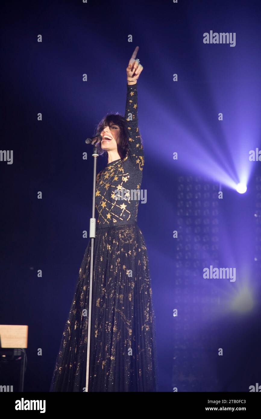 Naples, Italy. 19th May, 2019. The Italian famous singer, Giorgia ...