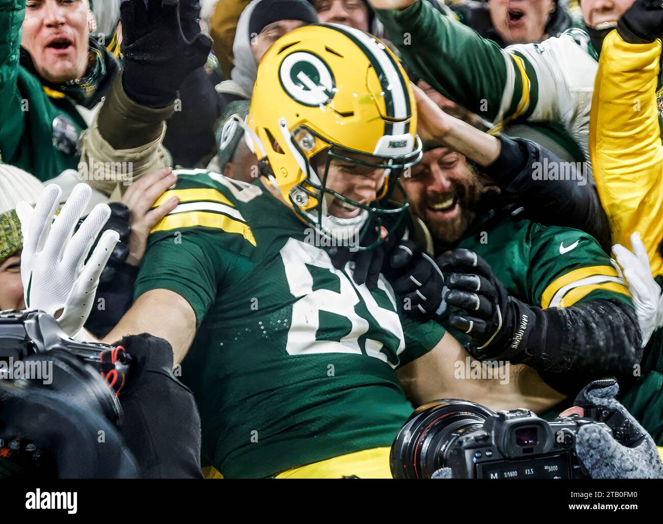 Green Bay, United States. 03rd Dec, 2023. Green Bay Packers tight end ...
