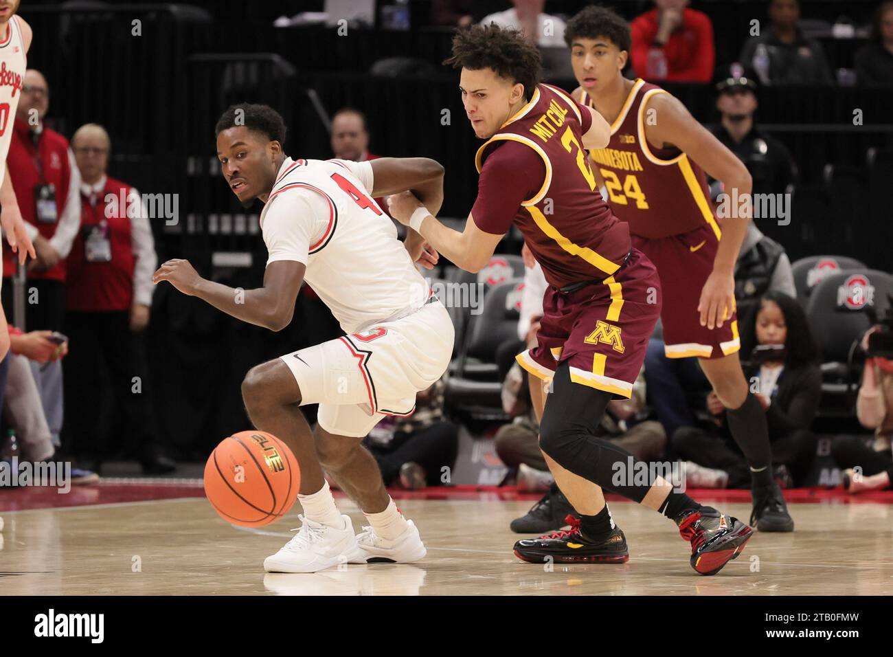 Columbus, Ohio, USA. 3rd Dec, 2023. Ohio State Buckeyes guard Dale ...