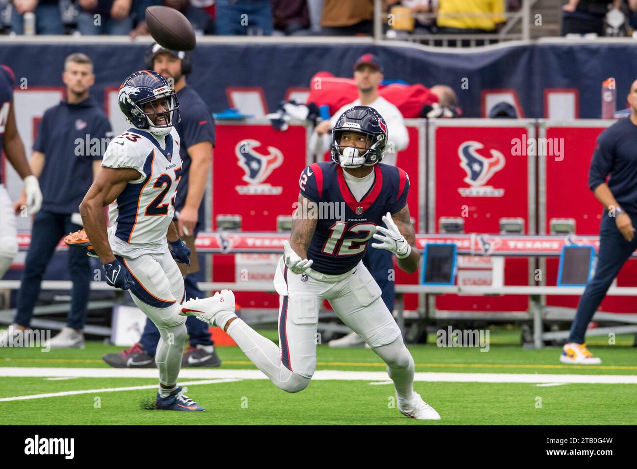 Houston, TX, USA. 3rd Dec, 2023. Houston Texans wide receiver Nico ...