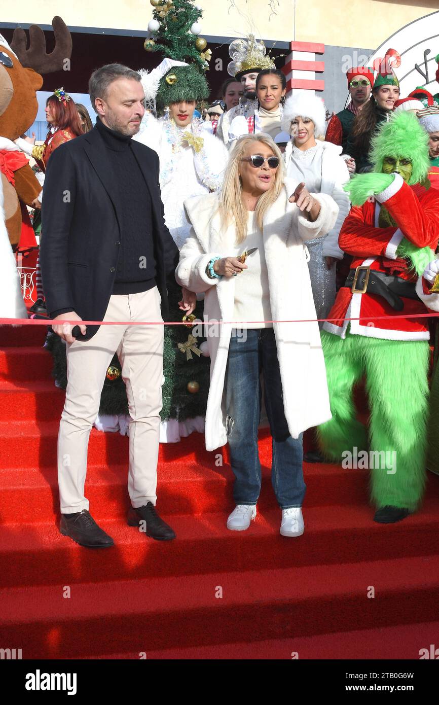 Rome, Italy. 02nd Dec, 2023. Rome, Villa Borghese Inauguration of the ...