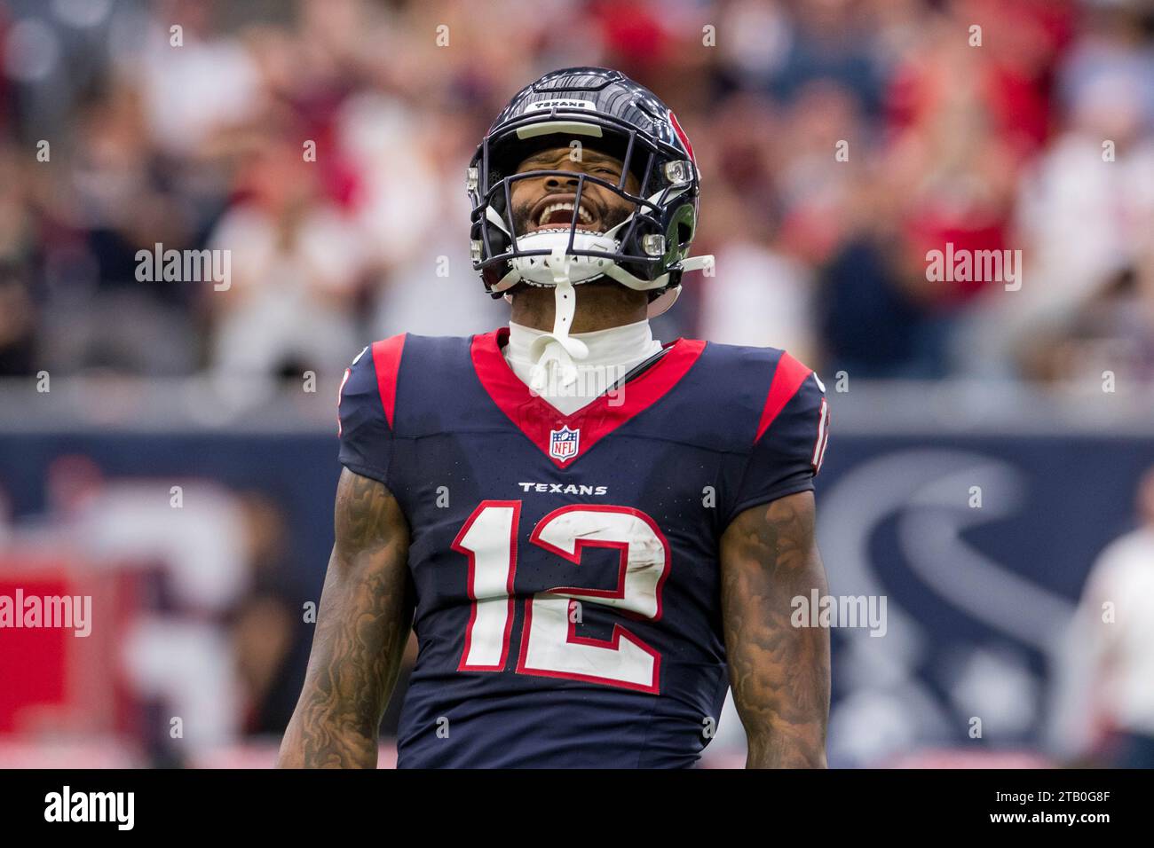 Houston, TX, USA. 3rd Dec, 2023. Houston Texans wide receiver Nico ...