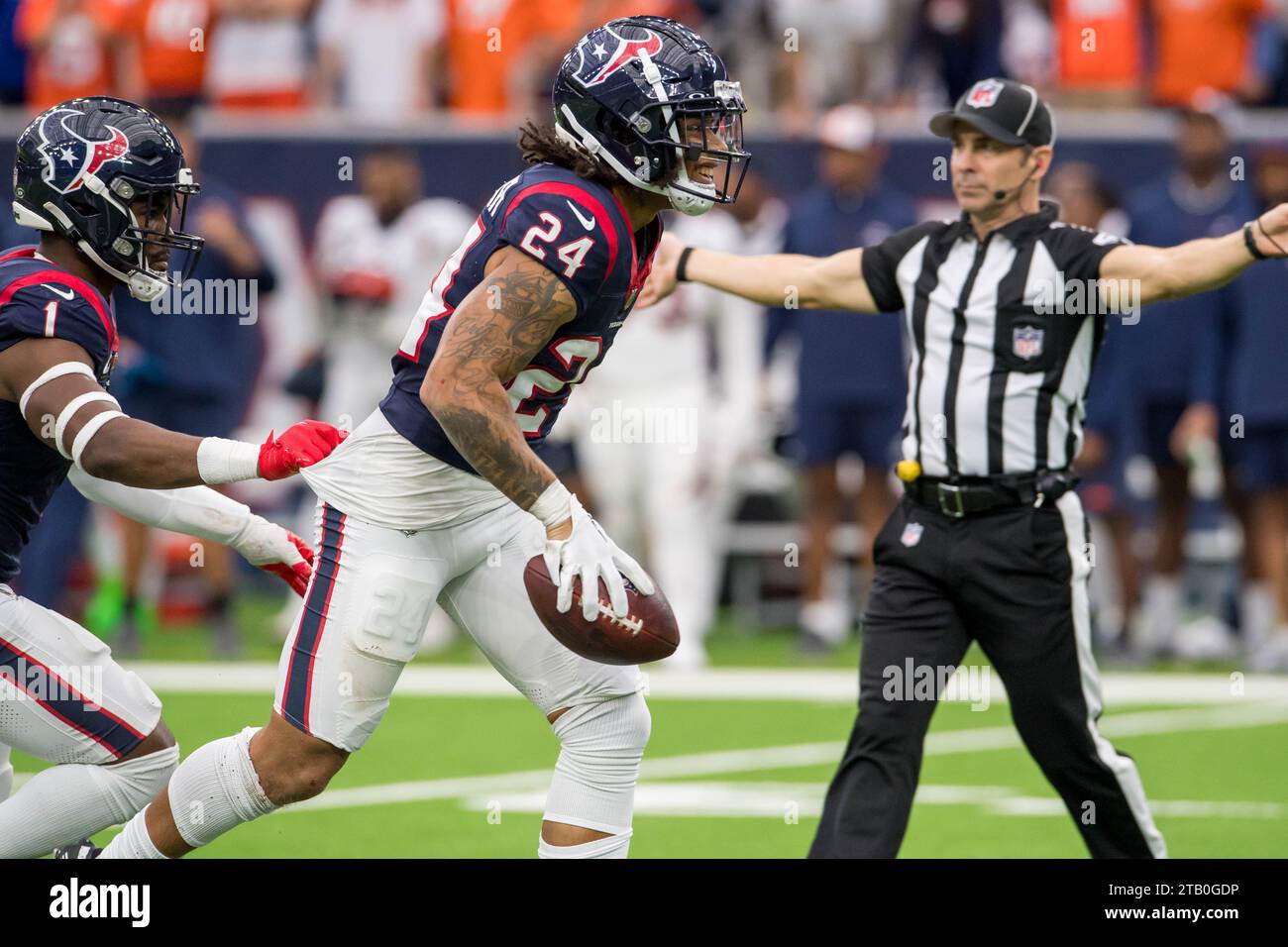 December 3, 2023: Houston Texans cornerback Derek Stingley Jr. (24 ...