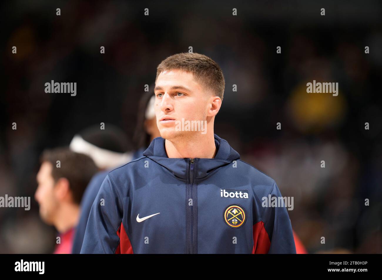 Denver Nuggets guard Collin Gillespie (21) in the first half of an NBA ...