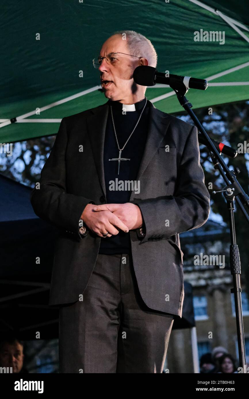 London, UK. 3rd December, 2023. A mass vigil organised by Together for ...