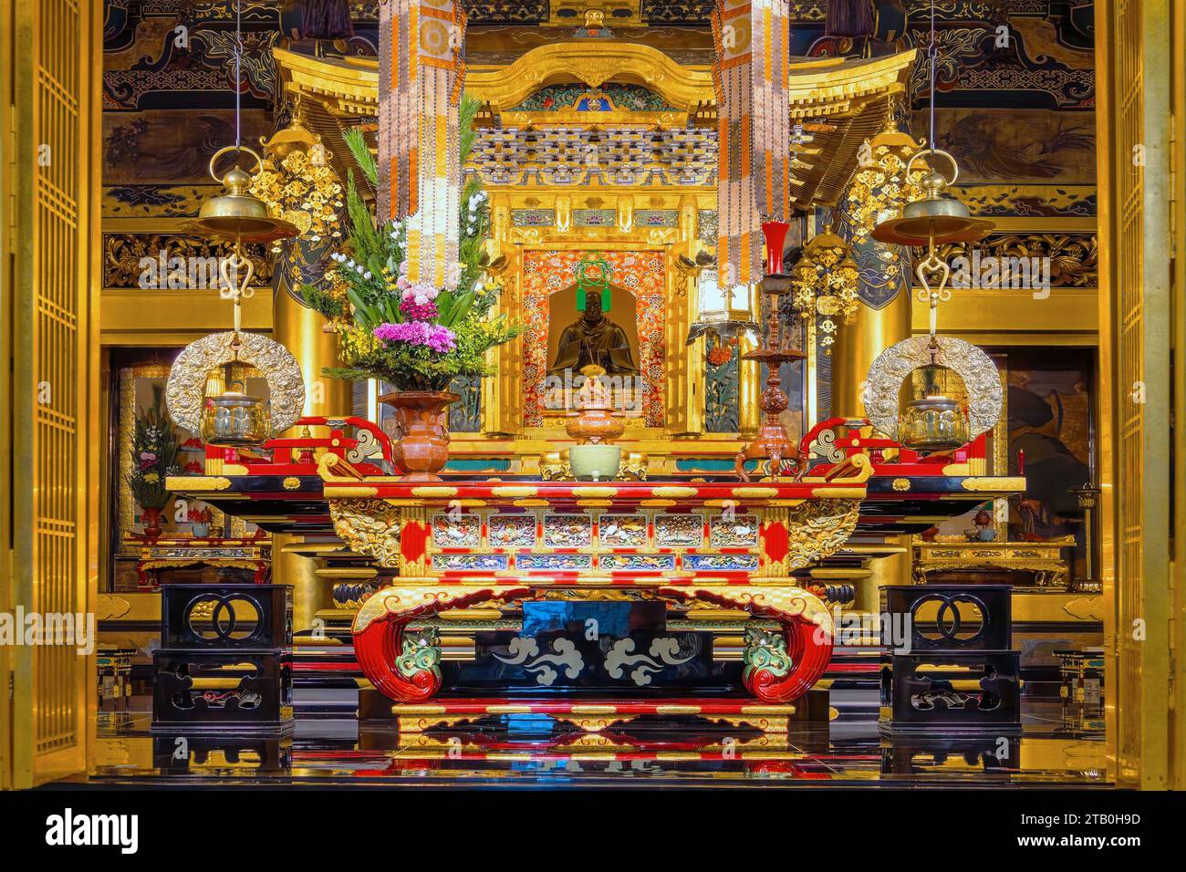 Kyoto, Japan - April 6 2023: Nishi Hongan-ji is one of two Jodo Shinshu ...