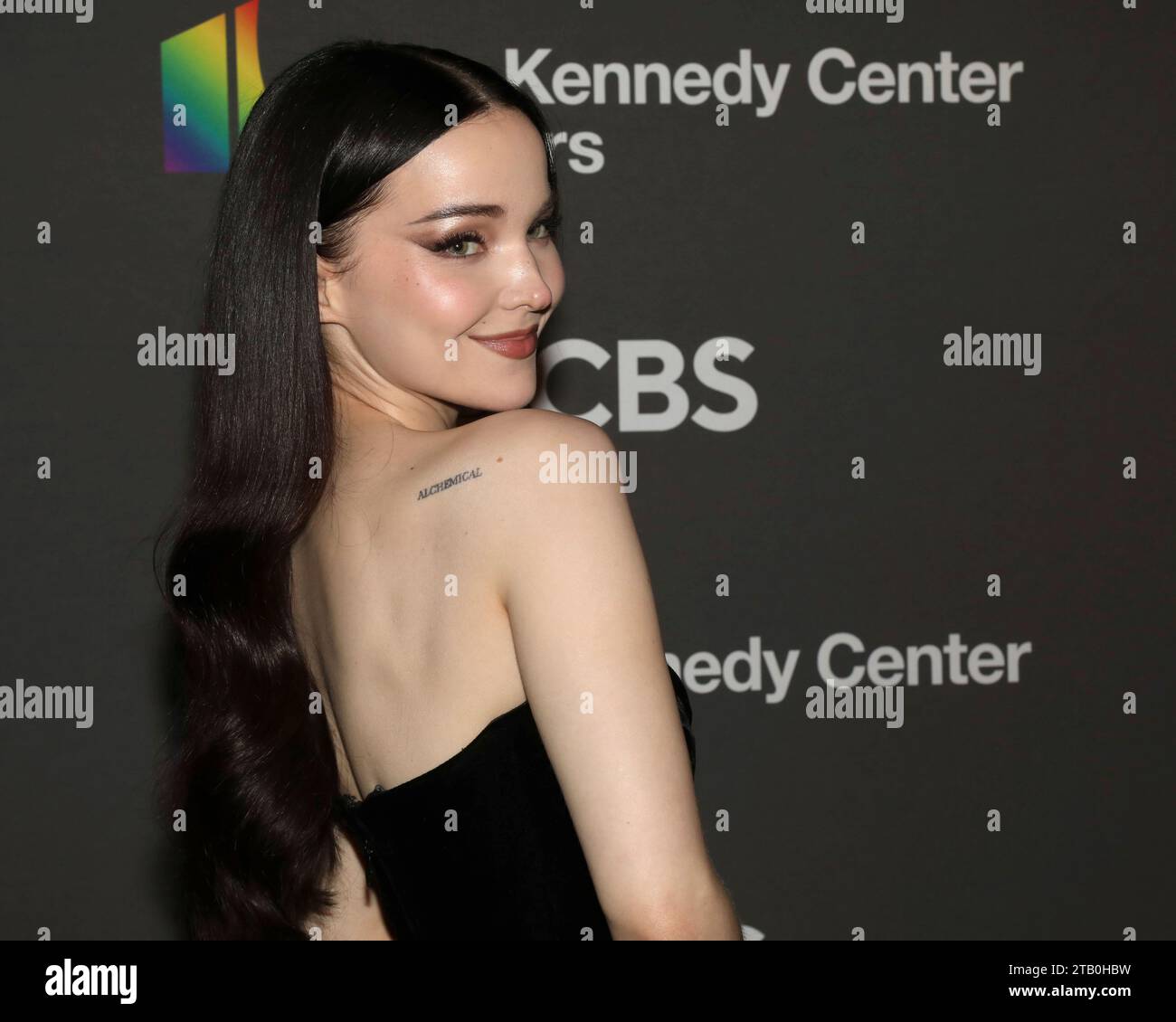 Dove Cameron arrives at the Kennedy Center Honors on Sunday, Dec. 3 ...