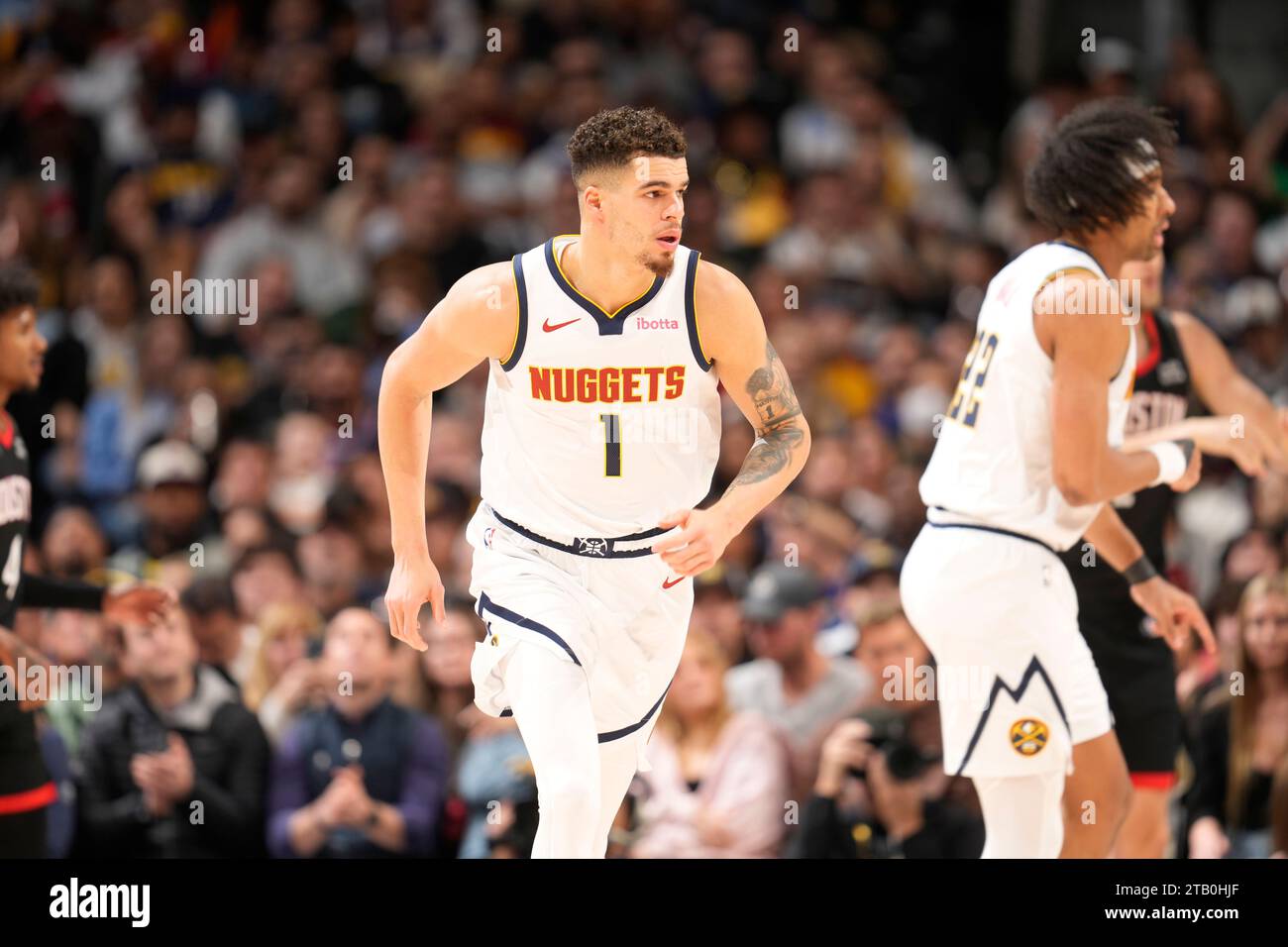 Denver Nuggets forward Michael Porter Jr. (1) in the second half of an ...
