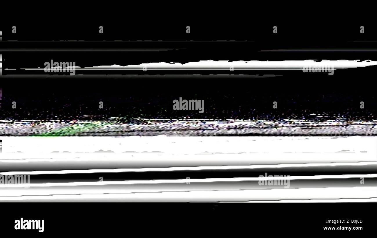 Glitch texture analog noise overlay distortion Stock Photo - Alamy