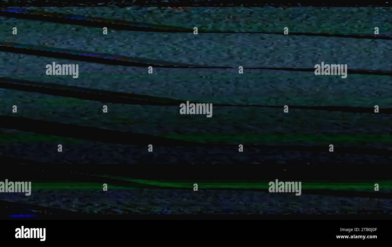 VHS glitch analog noise color static grain stripes Stock Photo - Alamy