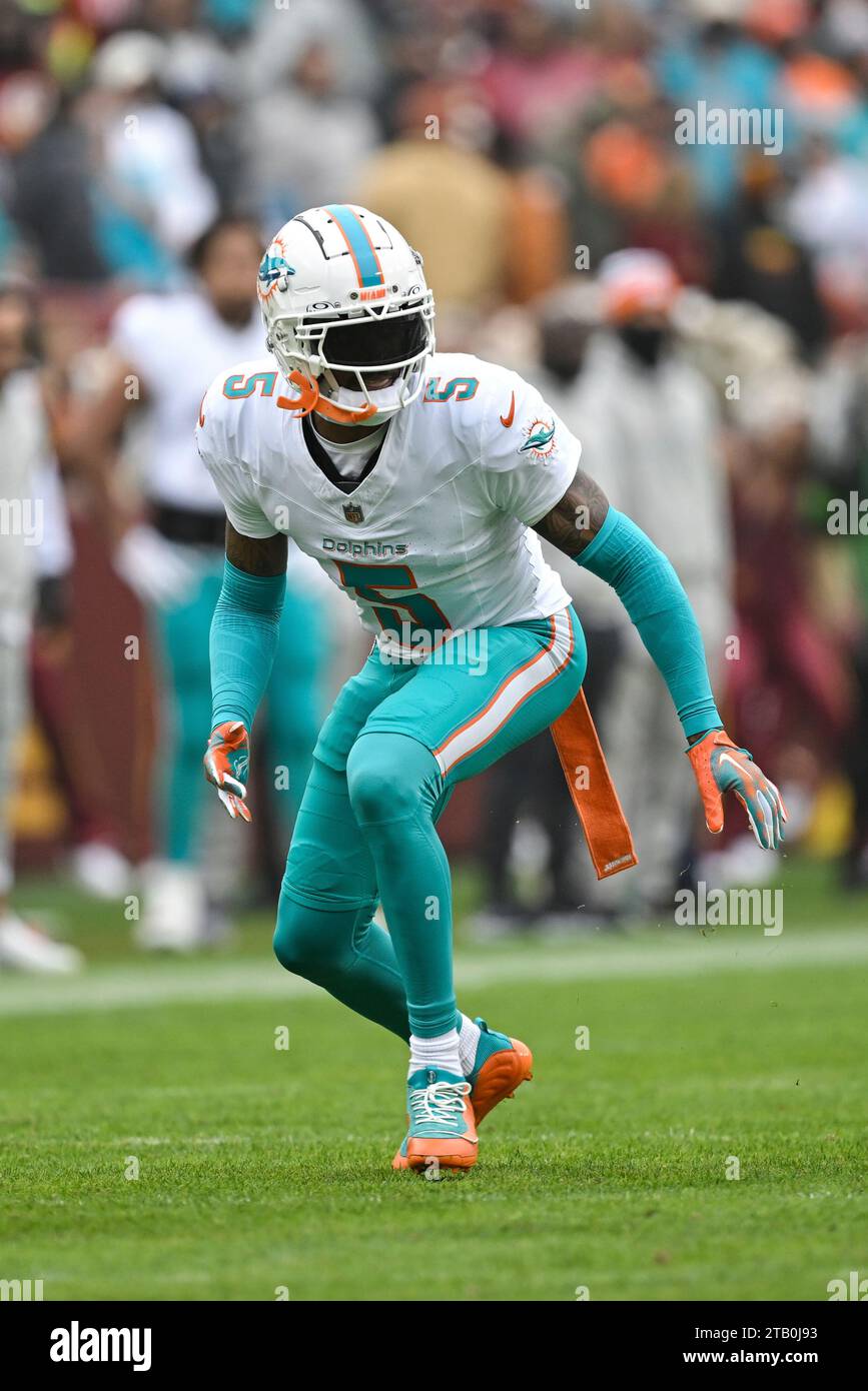 Miami Dolphins cornerback Jalen Ramsey (5) in action during the first ...
