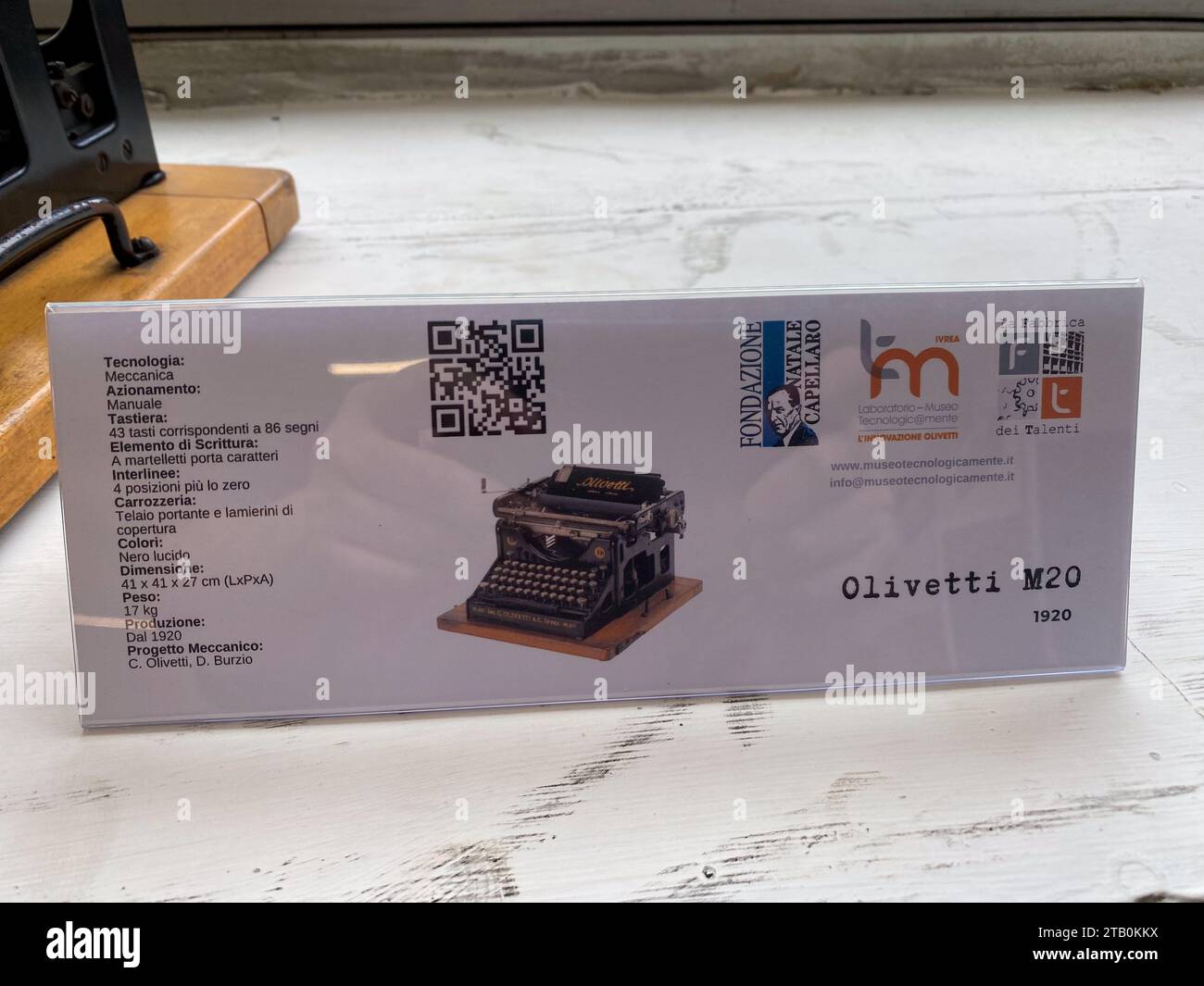 Ivrea, Italy - August 20th 2023, Typewriters and calculators in ...