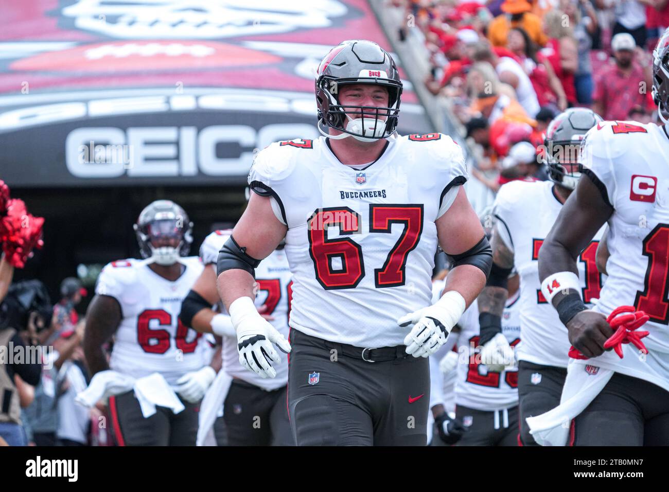 Tampa Bay, Florida, USA, December 3, 2023, Tampa Bay Buccaneers player ...