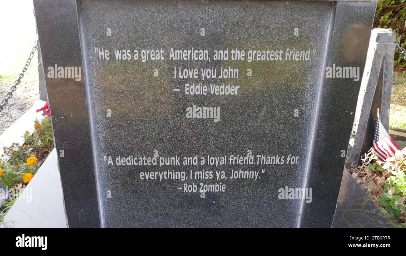 Los Angeles, California USA 3rd December 2023 Musician/Singer Johnny ...