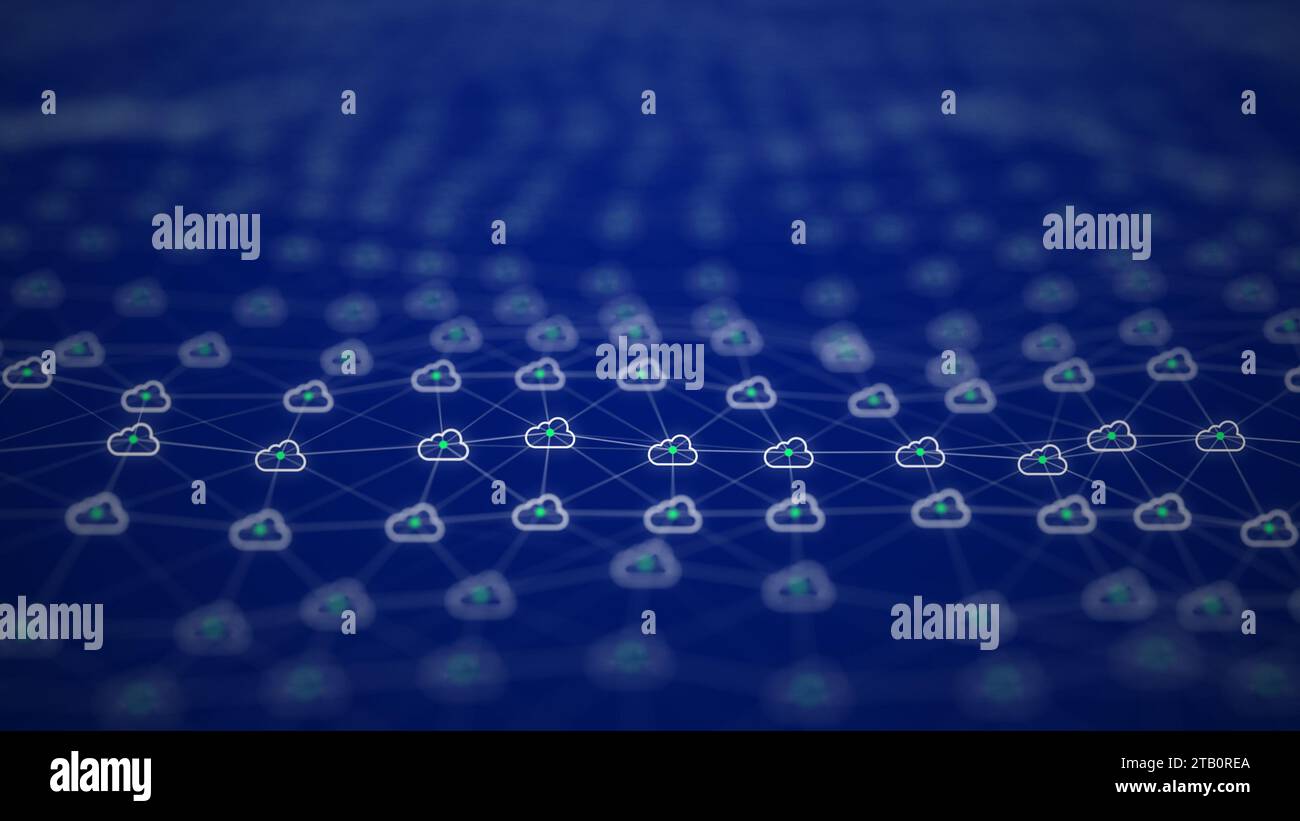 Network connection for cloud computing Stock Photo - Alamy