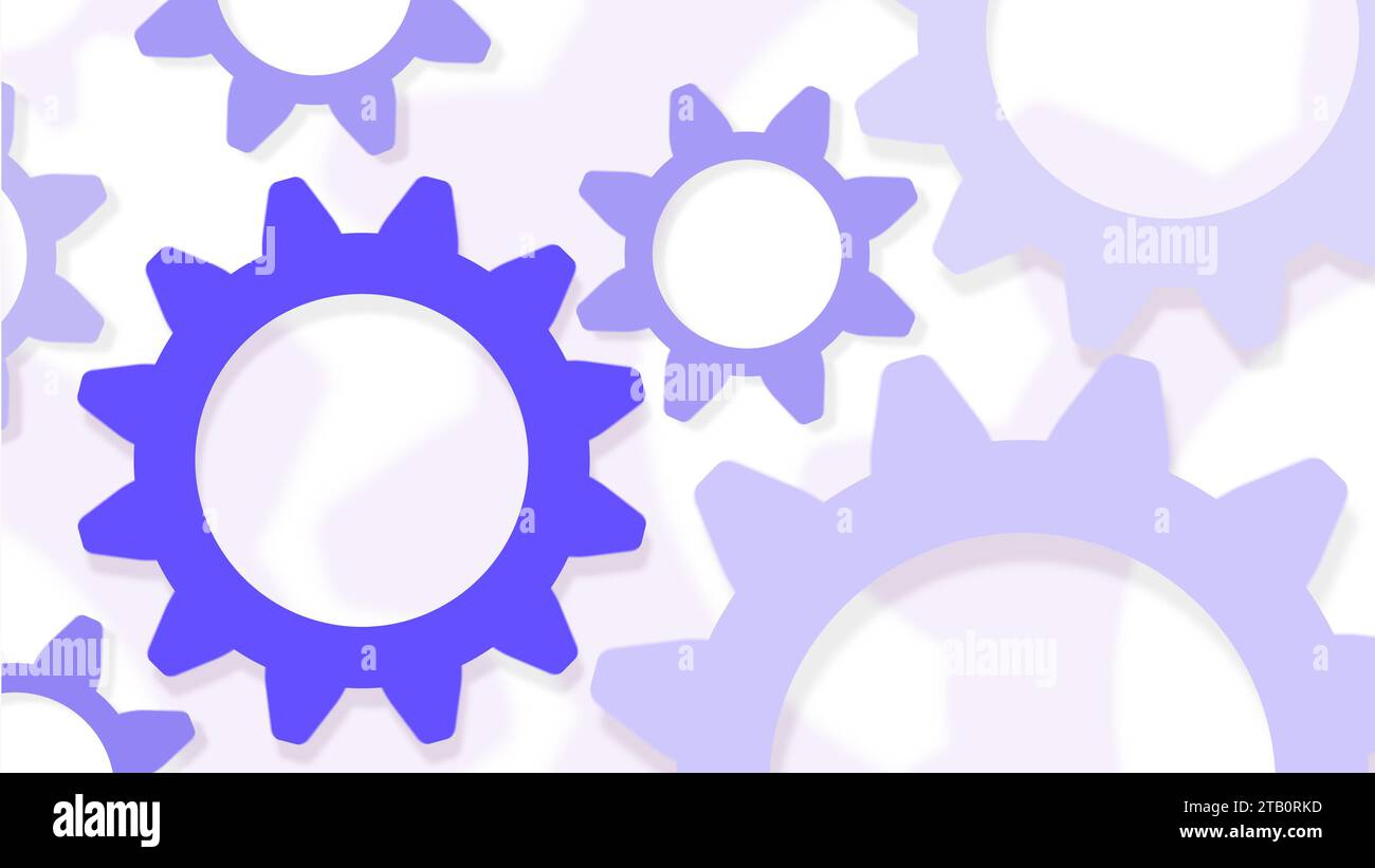 Concept of teamwork and business using gears Stock Photo - Alamy