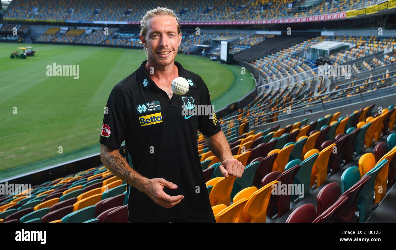 Brisbane, Australia. 04th Dec, 2023. Brisbane Heat player Jack Wood ...