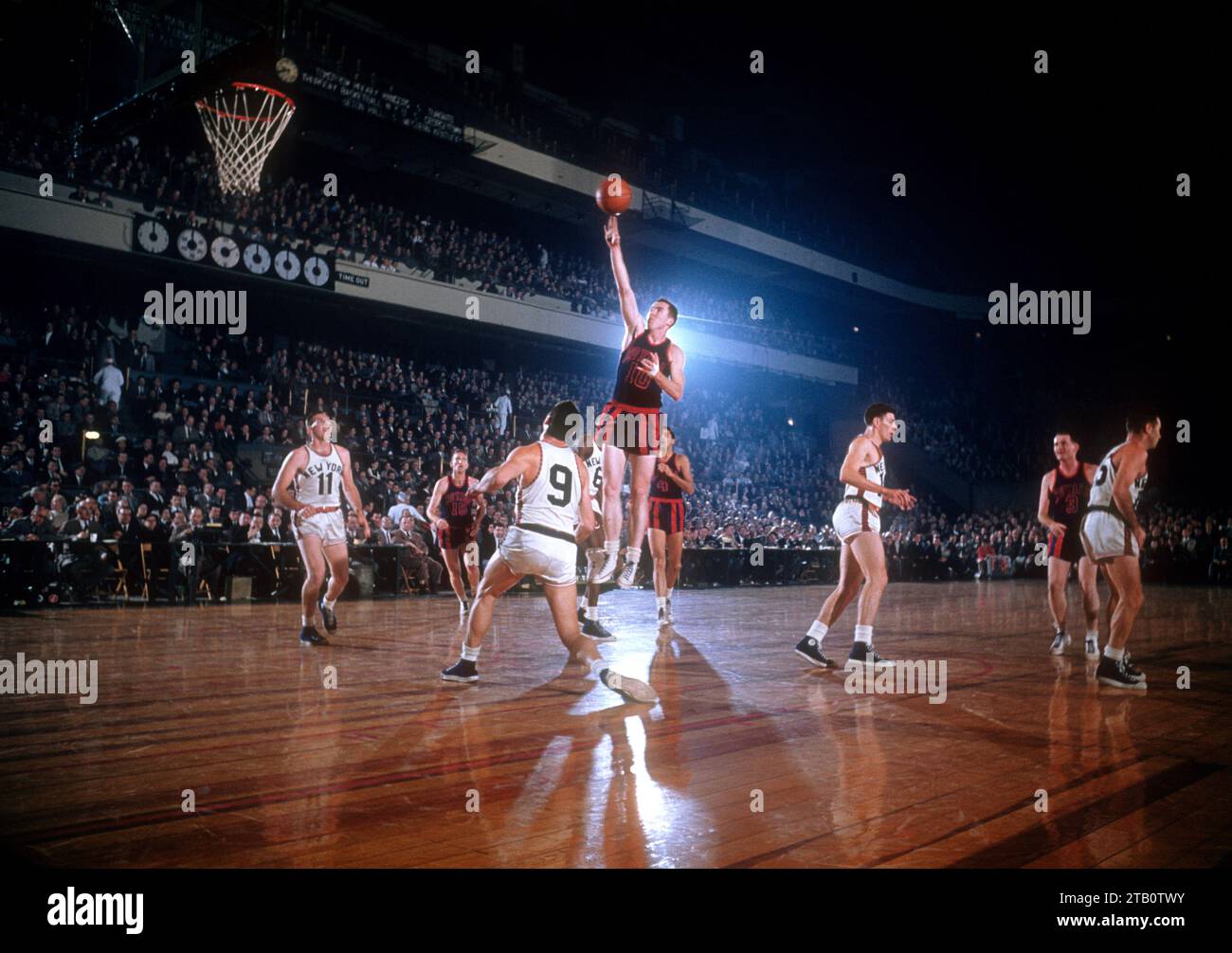 NEW YORK, NY - DECEMBER 6: Jack Twyman #10 of the Rochester Royals ...