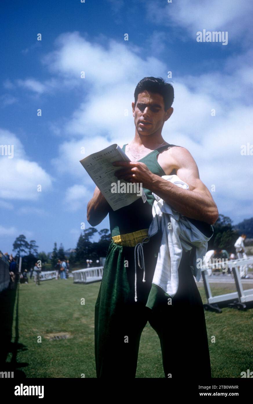 BERKELEY, CA - MAY, 1956: Jim Bailey of the University of Oregon Ducks ...