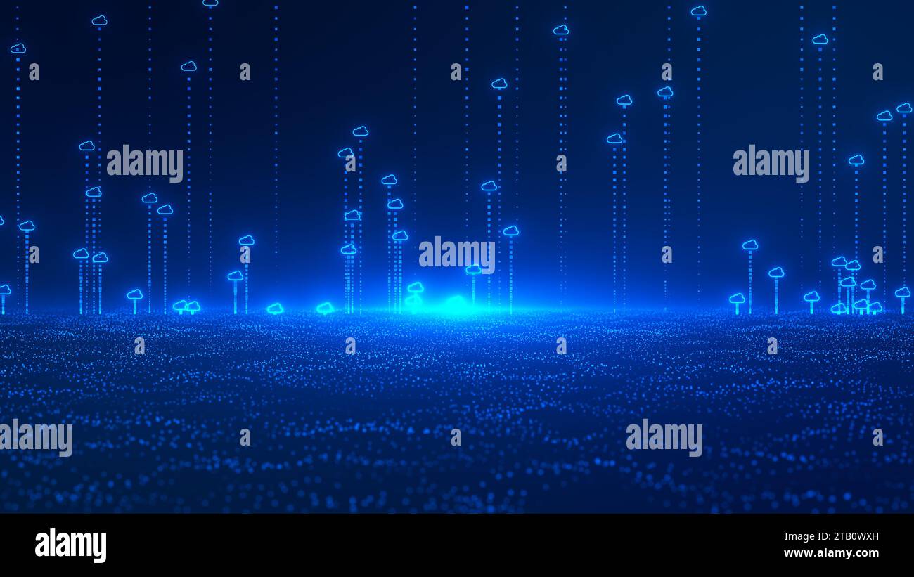 Digital transformation cloud computing concept hi-res stock photography ...