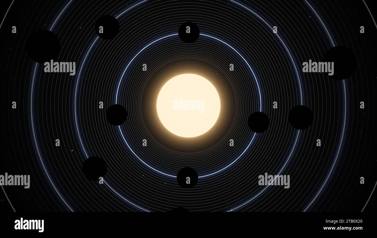 Planets of the solar system Stock Photo - Alamy