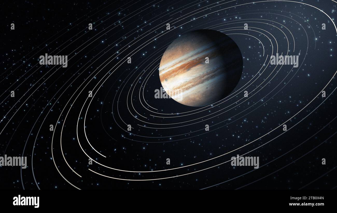 Spinning planet jupiter beautiful space hi-res stock photography and ...