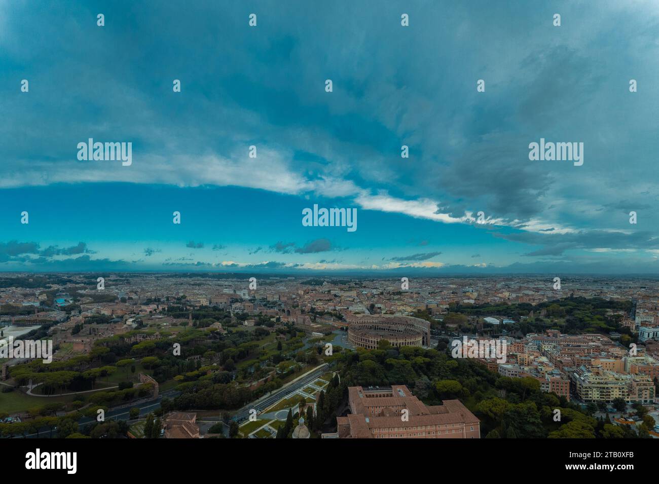 Drone aerial colosseum coliseum in hi-res stock photography and images ...